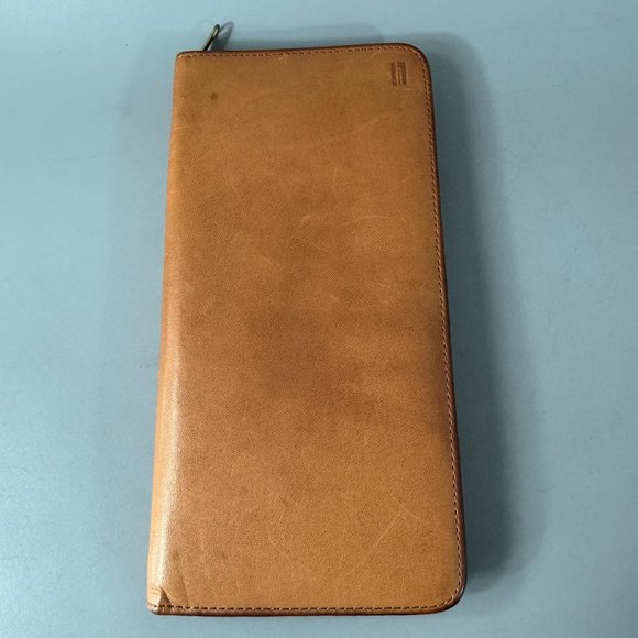 Hartmann | Bags | Hartmann Tan Leather Ziparound Wallet Travel ...